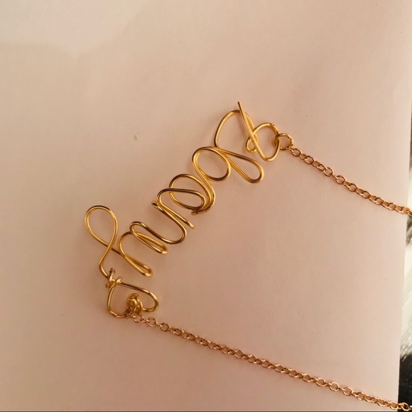 Personalized | Jewelry | Personalized Handmade Wire Name Necklace ...